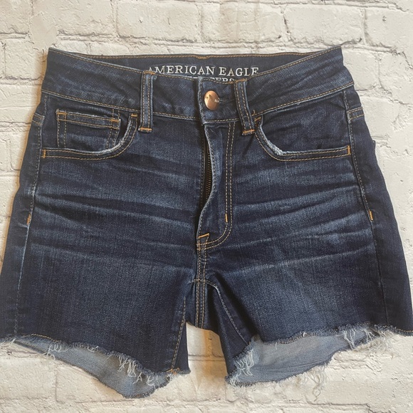 American Eagle Outfitters | Shorts | American Eagle High Rise Dark Wash ...